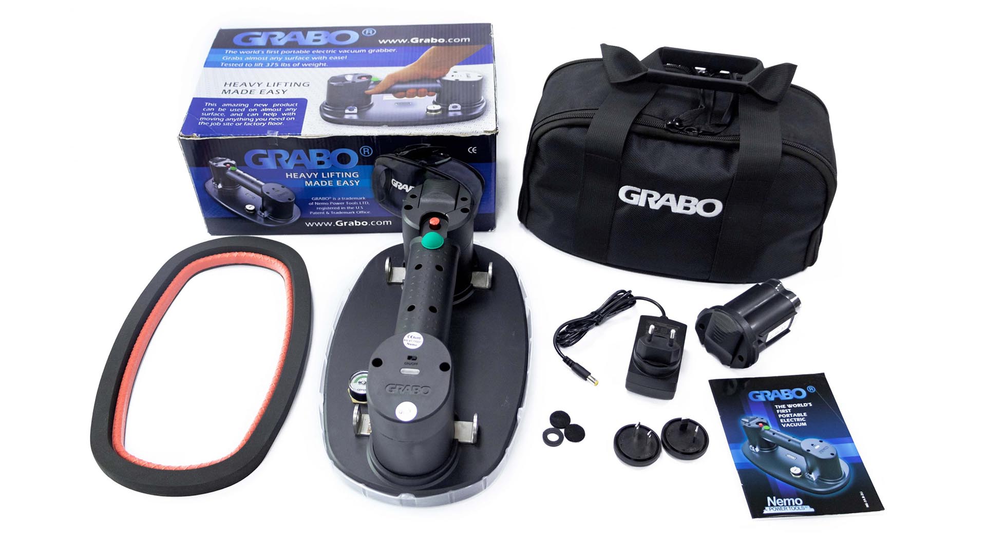 Nemo GRABO 实用款电动吸盘 – GRABO电动真空吸盘厂家